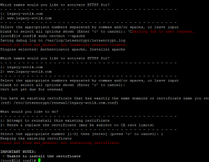 SSL_Module trouble while using CertBot - StarDevStudio